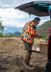 Men's Reversible Puffer-Puffer Jacket — Fizzy Yellow & Blue | Labo Mono